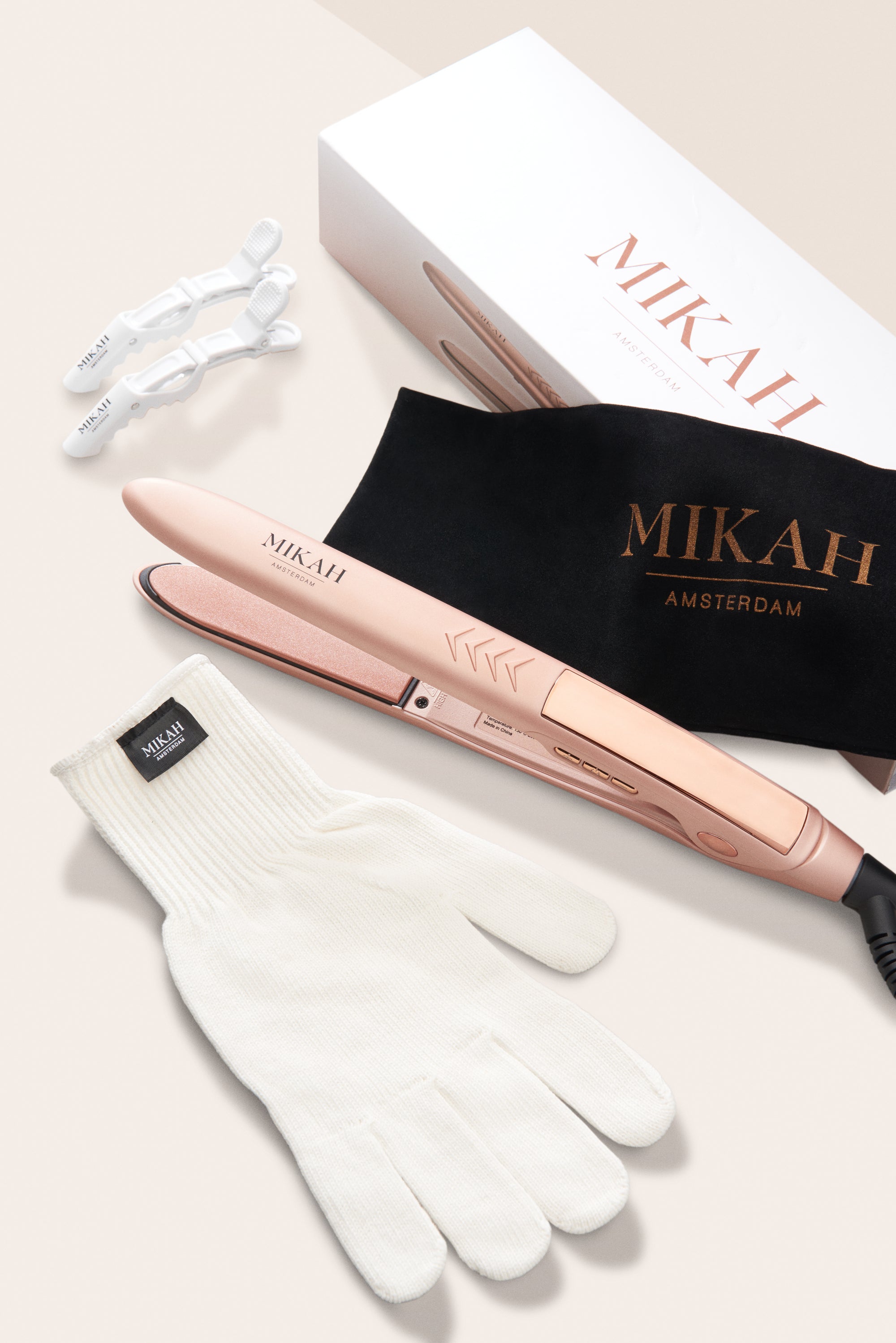 Professional Long Slim Hair Straightener - Mikah Amsterdam